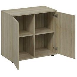 FM Aktenschrank home office, 4260672335404 eiche 1 Fachboden 80,0 x 40,0 x 73,4 cm