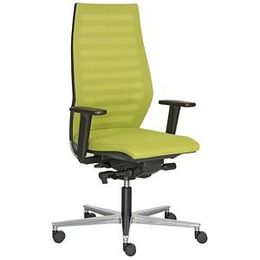 Rovo CHAIR Bürostuhl Rovo R12, 6060 EB 3-14 Stoff grün, Gestell alu