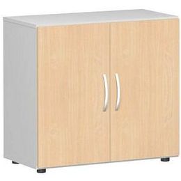 geramöbel geramöbel Aktenschrank Flex, S-382100-BL hellgrau, buche 1 Fachboden 80,0 x 42,0 x 75,2 cm