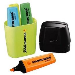 Stabilo BOSS ORIGINAL Textmarker farbsortiert, 4 St.