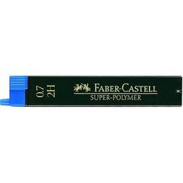 Faber-Castell SUPER-POLYMER Bleistiftminen schwarz 2H 0,7 mm, 12 St.