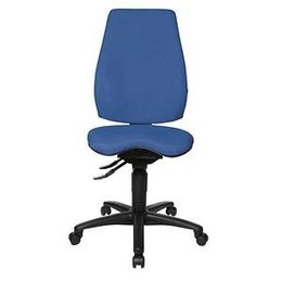 Topstar Bürostuhl Body Balance 450, BAK450BT26 Stoff blau, Gestell schwarz