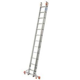 Krause Schiebeleiter MONTO Fabilo alu 24 Sprossen, H: 355,0 cm