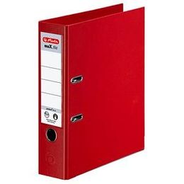 Herlitz maX.file protect plus Ordner rot Kunststoff 8,0 cm DIN A4