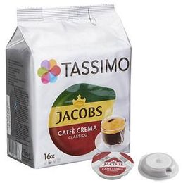TASSIMO JACOBS CAFFÈ CREMA CLASSICO Kaffeediscs Arabica- und Robustabohnen 16 Portionen