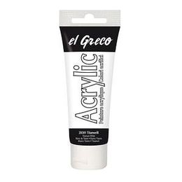 Kreul el Greco Acrylfarbe titanweiß 75,0 ml