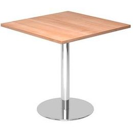 Hammerbacher Bistrotisch nussbaum 80,0 x 80,0 x 74,5 cm