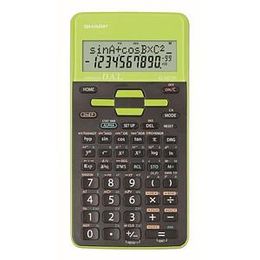 Sharp EL-531TH Wissenschaftlicher Taschenrechner schwarz/grün