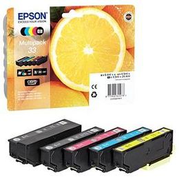 Epson 33 / T3337 schwarz, cyan, magenta, gelb, Foto schwarz Druckerpatronen, 5er-Set