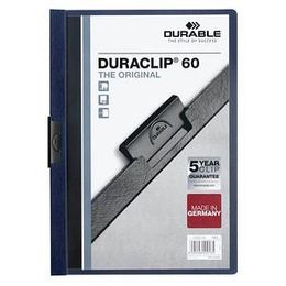 25 Durable Klemmhefter DURACLIP nachtblau