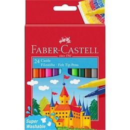 Faber-Castell Filzstifte farbsortiert, 24 St.