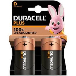 2 Duracell Batterien PLUS Mono D 1,5 V