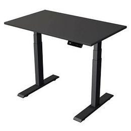 Kerkmann Move 2 elektrisch höhenverstellbarer Schreibtisch anthrazit rechteckig, T-Fuß-Gestell grau 100,0 x 60,0 cm