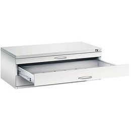 C+P CP 7100 Planschrank lichtgrau 3 Schubladen 110,0 x 76,5 x 42,0 cm