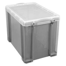 Really Useful Box Aufbewahrungsbox 19,0 l transparent, grau 39,5 x 25,5 x 29,0 cm