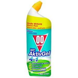 00 WC Aktiv Gel 4in1 WC-Reiniger Fresh Green, 0,75 l