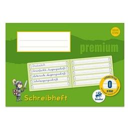HOHENSTAUFEN Staufen® Schreiblernheft Premium Lineatur 0 liniert DIN A5 quer ohne Rand, 16 Blatt