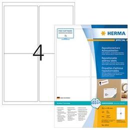 400 Herma Adressetiketten 10313 weiß 99,1 x 139,0 mm