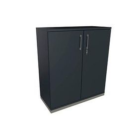 FM Aktenschrank Oldenburg, 4260649682142 lavagrau 2 Fachböden 100,0 x 44,2 x 113,3 cm