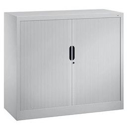 C+P CP Omnispace Rollladenschrank silber 2 Fachböden 120,0 x 42,0 x 103,0 cm