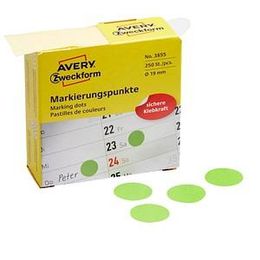 Avery Zweckform Klebepunkte 3855 grün Ø 19,0 mm