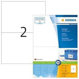 200 Herma Etiketten 4282 weiß 210,0 x 148,0 mm