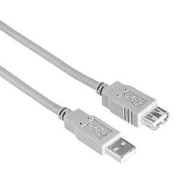 Hama USB 2.0 A Kabel 3,0 m grau