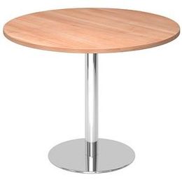 Hammerbacher Bistrotisch nussbaum 100,0 x 100,0 x 74,0 cm