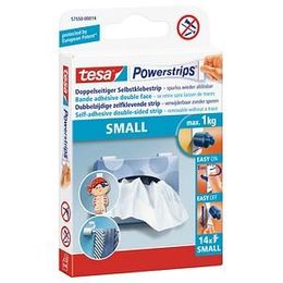 Tesa Powerstrips SMALL Klebestreifen für max. 1,0 kg 1,4 x 3,3 cm, 14 St.