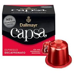 Dallmayr Capsa Espresso Decaffeinato Kaffeekapseln Arabicabohnen kräftig 10 Portionen