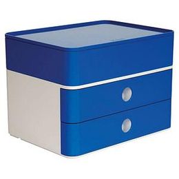 HAN Schubladenbox Smart Box plus ALLISON royal blue 1100-14, DIN A5 mit 3 Schubladen