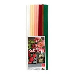 WEROLA Krepppapier Herbst farbsortiert 31 g/qm 10 Rollen