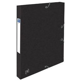 Oxford Heftbox TOP FILE+ 2,5 cm schwarz