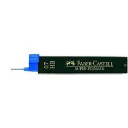 Faber-Castell SUPER-POLYMER Bleistiftminen schwarz HB 0,7 mm, 12 St.