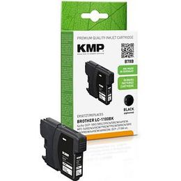 KMP B78B schwarz Druckerpatrone kompatibel zu brother LC-1100BK
