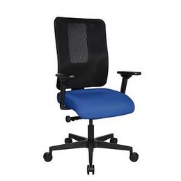 Topstar Bürostuhl Sitness Open X (N) Deluxe mit Schiebesitz, OX30WTW2 T260 Stoff blau, Gestell schwarz