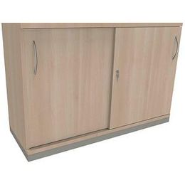 FM Schiebetürenschrank fastline, 4260267323229 akazie 1 Fachboden 120,0 x 44,2 x 78,1 cm