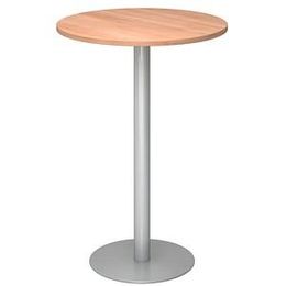 Hammerbacher Stehtisch nussbaum 80,0 x 80,0 x 111,6 cm