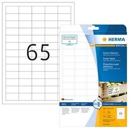 1.625 Herma Power-Etiketten 10913 weiß 38,1 x 21,2 mm