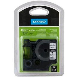 Dymo Schriftband D1 16960 S0718070, 19 mm schwarz auf weiß