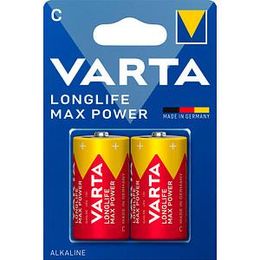 2 Varta Batterien LONGLIFE Max Power Baby C 1,5 V