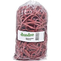 dundee Gummibänder rot 0,4 cm, Ø 13,0 cm, 500,0 g