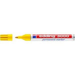 Edding 3000 Permanentmarker gelb 1,5 - 3,0 mm, 1 St.