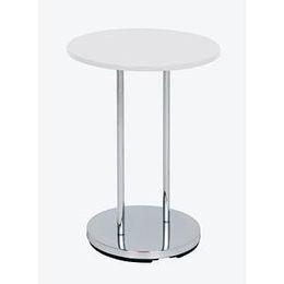 HAKU Möbel Beistelltisch weiß 40,0 x 40,0 x 55,0 cm
