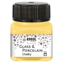 Kreul Chalky Porzellanfarben gelb 20,0 ml