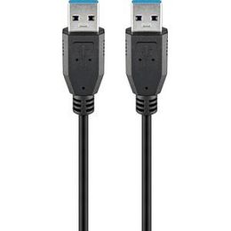 goobay USB 3.0 A Kabel 0,5 m schwarz