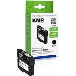 KMP E196X schwarz Druckerpatrone kompatibel zu EPSON 502XL (T02W14)