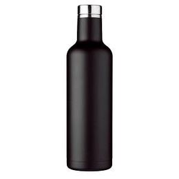 Neutral Isolierflasche kupfer-vakuum schwarz 0,75 l
