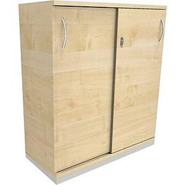 FM Schiebetürenschrank Sidney, 4260267327937 königsahorn 2 Fachböden 100,0 x 44,2 x 113,3 cm