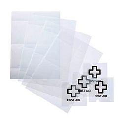 Durable Einsteckfolien für Türschilder CRYSTAL SIGN REFILL 10,5 x 10,5 cm, 10 St.